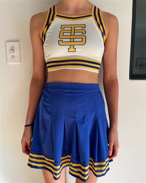 Mokkin Adult Women Tay Tay Cheerleader Costume Uniform Girls Swift