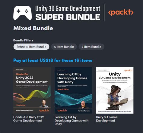 humble unity 3d game development super bundle
