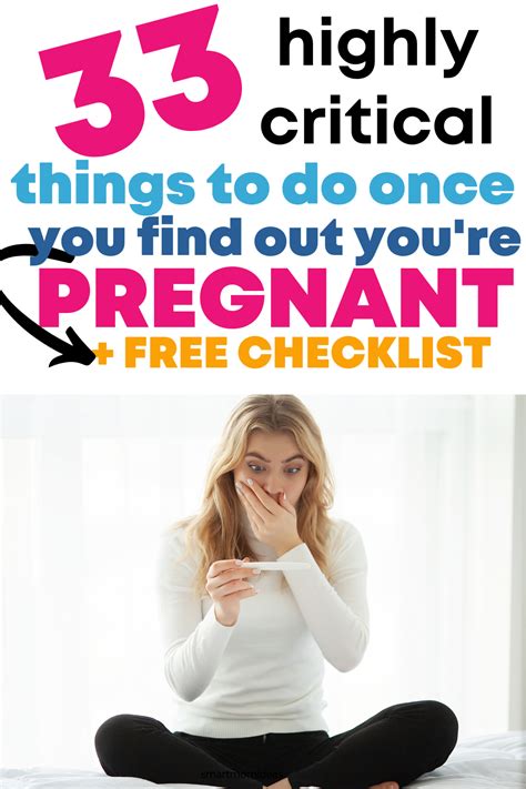 33 Things To Do Once You Find Out You Re Pregnant First Trimester