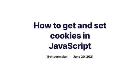 how to create and read cookies in javascript