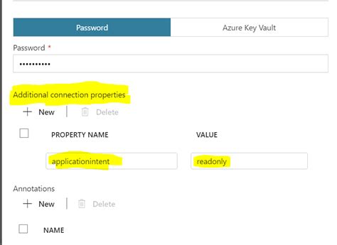is it possible to specify applicationintent readonly for
