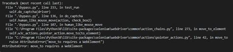 attributeerror move to requires a webelement · issue 5 · teal33t