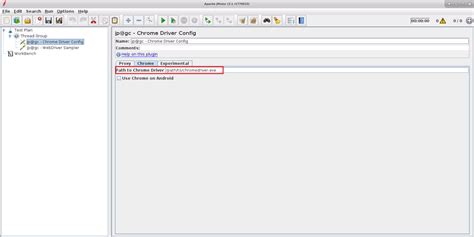 jmeter jp gc webdriver sampler stack overflow