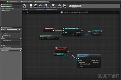 set character position from level blueprint programming and scripting