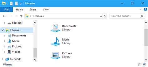 how to bring libraries back on windows 8 1 and 10 s file explorer