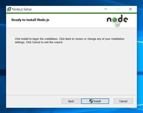 node js ready to install wdb24