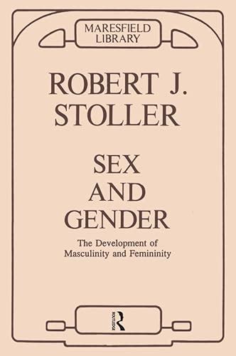 Sex And Gender De Robert J Stoller Iberlibro