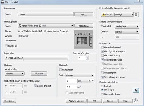 plot scale plotted paper scale autocad drawing management and output