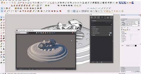 how to create a beautiful line rendering with sketchup and