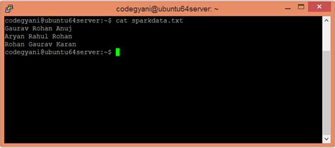 apache spark word count example javatpoint