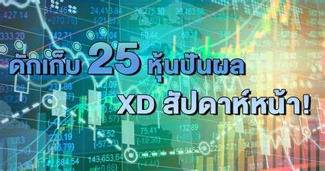 ดักเก็บ 25 หุ้นปันผล Xd สัปดาห์หน้า Fns Ask นำทีมยีลด์สูงเกิน 8