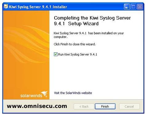 how to install and configure kiwi syslog server for cisco routers and