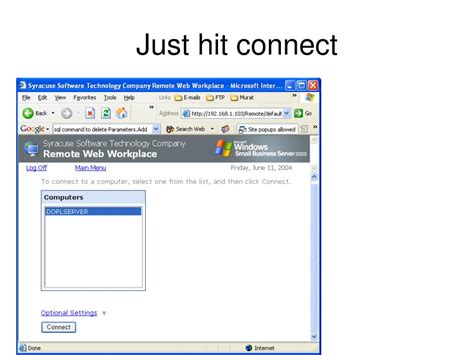 ppt how to login remote desktop powerpoint presentation