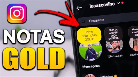 Notas Gold No Instagram O Que São E Como Usar Youtube