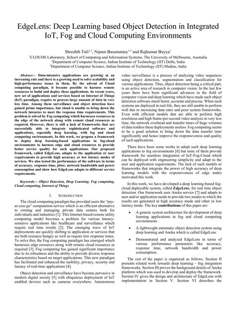 pdf edgelens deep learning based object detection in