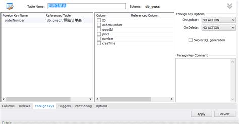在mysql workbench中创建数据表后怎么设置外键？ 百度知道