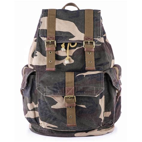 Vintage Canvas Backpack Gootium