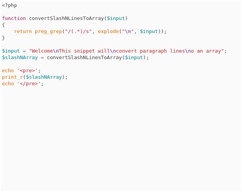convert n lines to array codepad