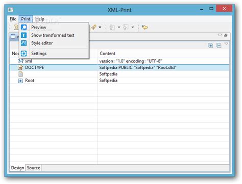 download xml print portable beta