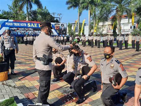 42 Personel Polres Tasikmalaya Kota Naik Pangkat