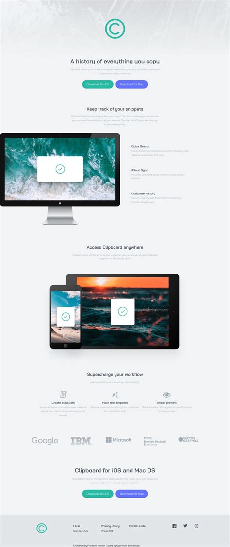 frontend mentor responsive landing page using flexbox css grids and