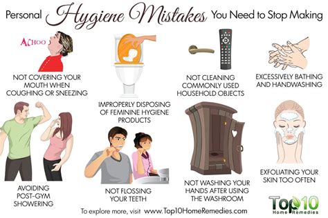 10 Personal Hygiene Mistakes You Need To Stop Making Top 10 Home