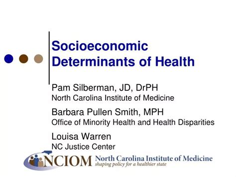 Ppt Socioeconomic Determinants Of Health Powerpoint Presentation