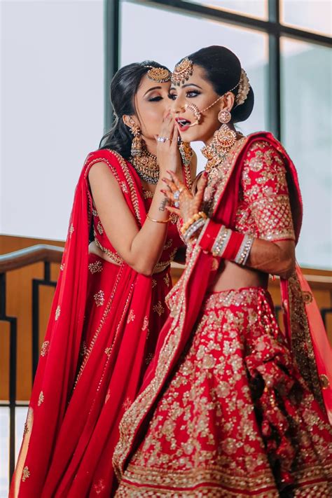 Brides And Their Sisters Who Coordinated Their Outfits And How Indian