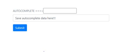 javascript autocomplete data in input stack overflow