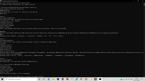 extracting tweets containing a particular hashtag using