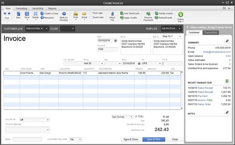 scanning invoices into quickbooks invoice template ideas