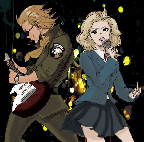Kazuhira Miller And Paz Ortega Andrade Metal Gear And 1 More Drawn By