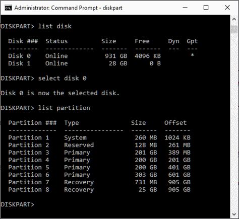 diskpart commands guide to format and fix drives not working