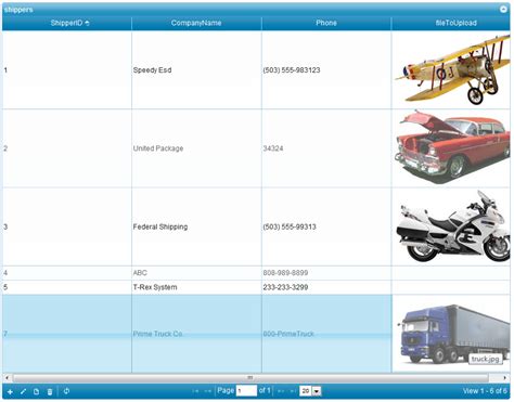 php datagrid ajax file upload phpgrid php datagrid