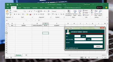 cara membuat tombol simpan di userform vba excel