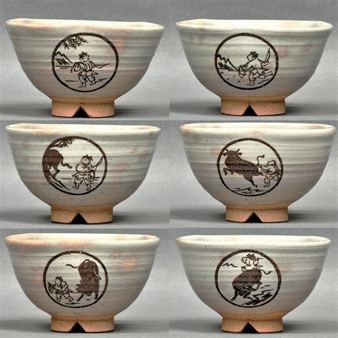 【楽天市場】茶道具 数茶碗（かずちゃわん） 数茶碗 三方刷毛目 十牛図 西尾 香舟：お茶・茶道具・抹茶スイーツ千紀園