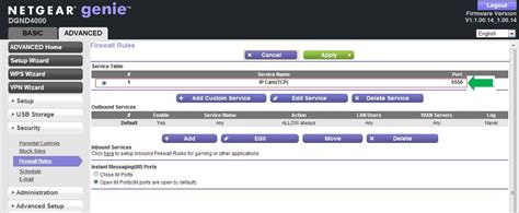 how do i set up port forwarding for my ip camera using the netgear