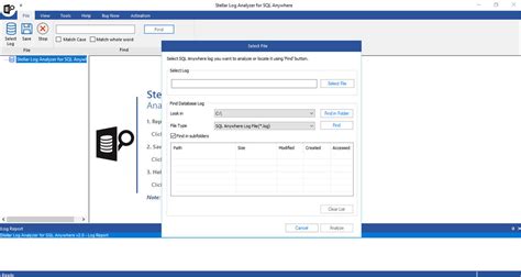 sql log analyzer tool open and read sql server transaction log