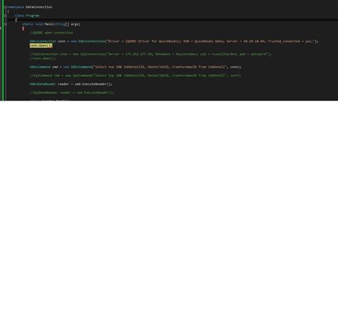 odbc connection string error c stack overflow