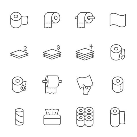 Toilet Paper Roll Holder Illustrations Royalty Free Vector Graphics