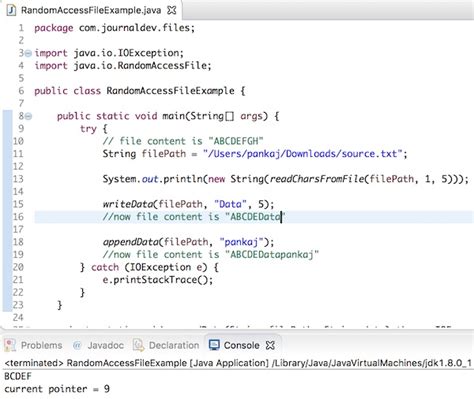 java randomaccessfile示例 从零开始的教程世界 csdn博客
