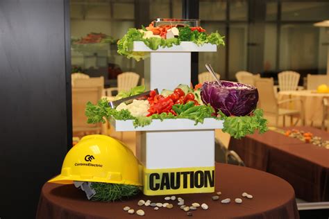 construction themed corporate retirement party