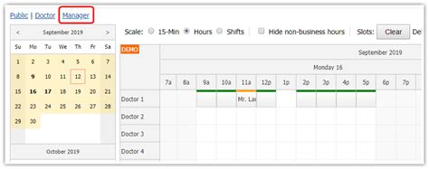 html5 doctor appointment scheduling javascript php mysql