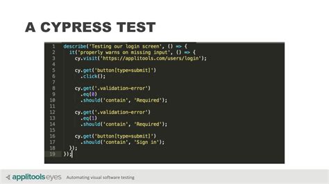 what is front end testing in 2019 applitools
