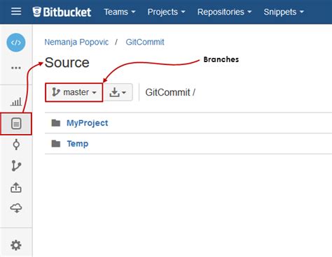 how to create a new git repository on bitbucket and review