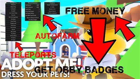 adopt me script working unlimited money youtube