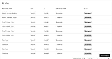 react data table forked codesandbox