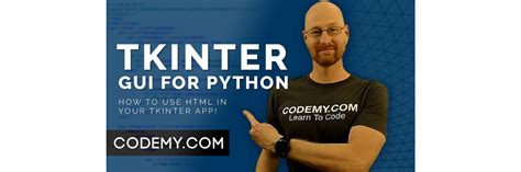 how to use html in your tkinter app python tkinter gui