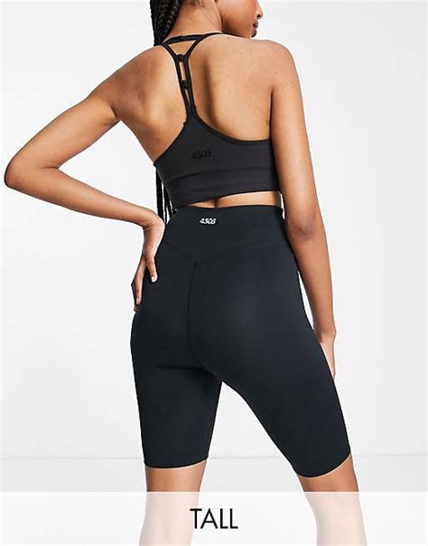 Asos 4505 Tall Icon 8 Inch Legging Short With Bum Sculpt Detail In
