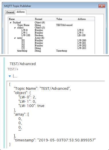 mqtt json format weintek forum